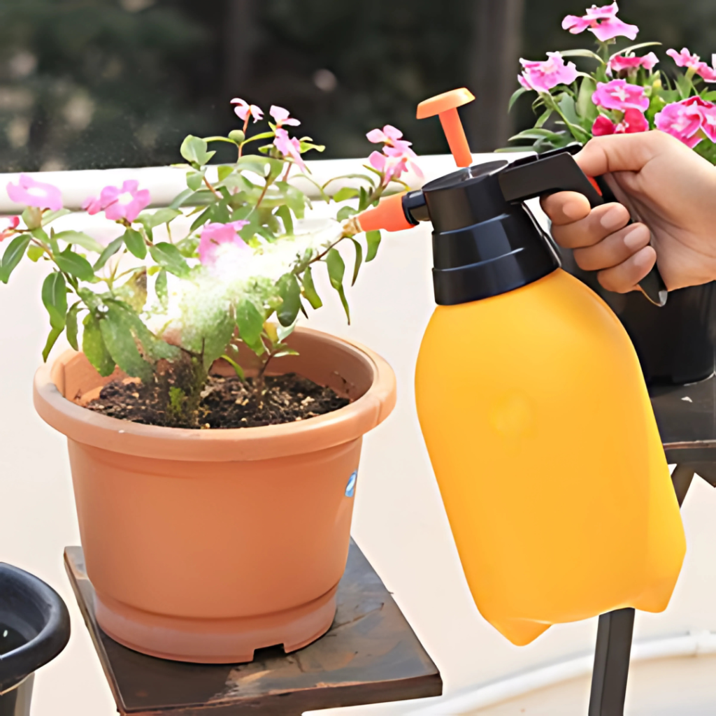 Yellow Water Sprayer Hand-Held Pump Pressure Garden Sprayer – 2 Litre ...